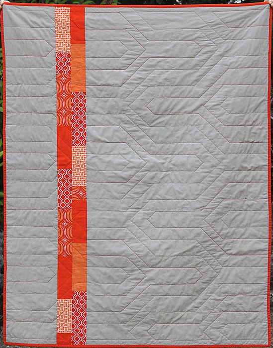 Tutorial: Modern Chevron Quilt Pattern (baby quilt) - Bonjour Quilts