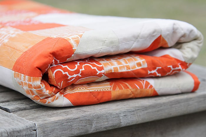 Tutorial: Modern Chevron Quilt Pattern (baby quilt) - Bonjour Quilts