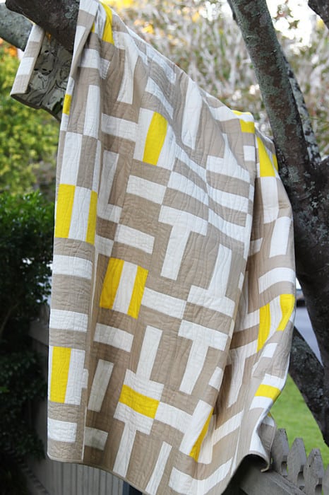 Rail Fence quilt pattern - Bonjour Quilts