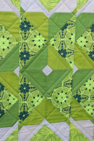 Green Quilt - 2017 Pantone Quilt Challenge | Bonjour Quilts