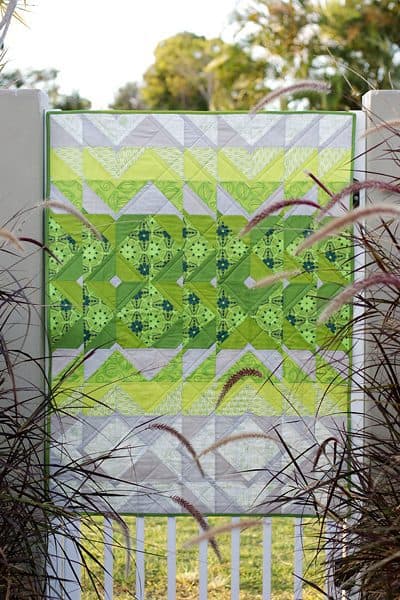 Green Quilt - 2017 Pantone Quilt Challenge | Bonjour Quilts