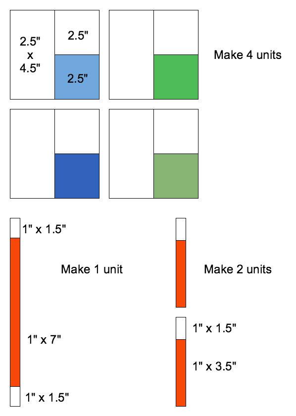 Scrappy Cross Patchwork Block Tutorial - Bonjour Quilts