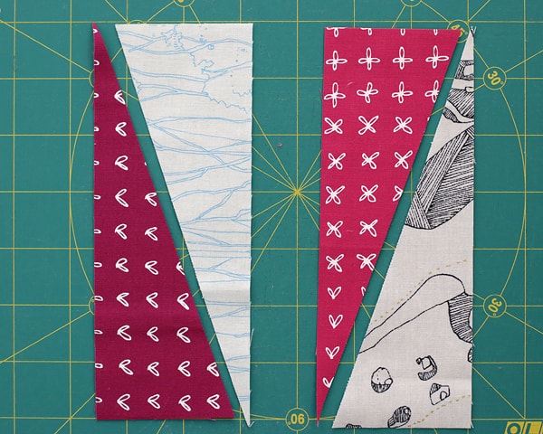 Half Rectangle Triangle Block Tutorial | Bonjour Quilts