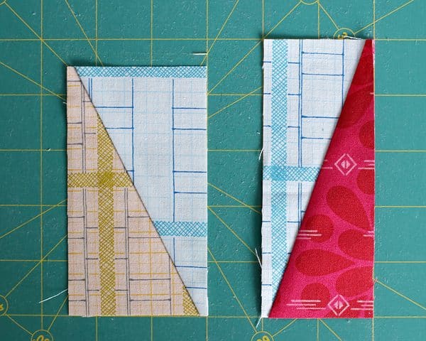 Half Rectangle Triangle Block Tutorial | Bonjour Quilts