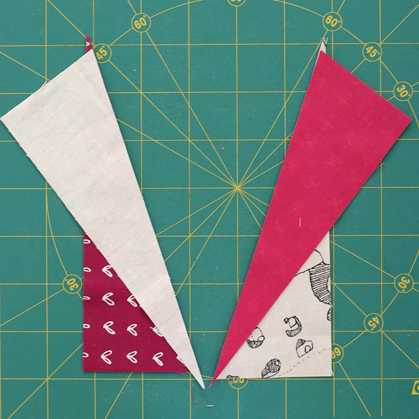 Half Rectangle Triangle Block Tutorial | Bonjour Quilts