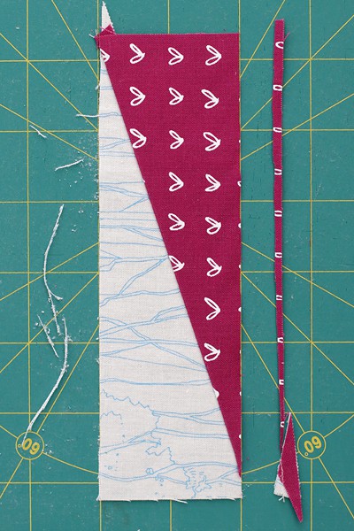 Half Rectangle Triangle Block Tutorial | Bonjour Quilts