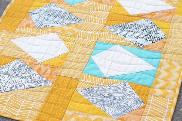 Scrappy Kites Mini Quilt Pattern - Bonjour Quilts