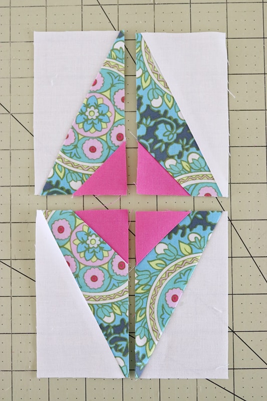 Diamond Quilt Block Tutoral - Bonjour Quilts