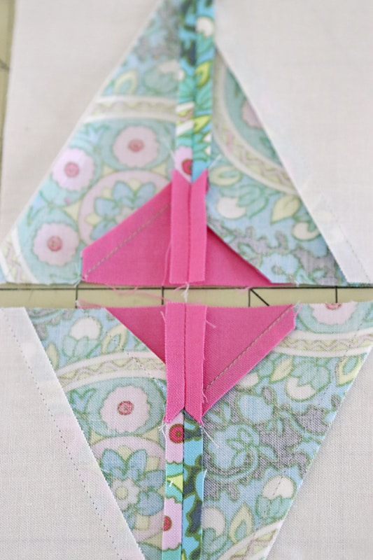 Diamond Quilt Block Tutoral - Bonjour Quilts
