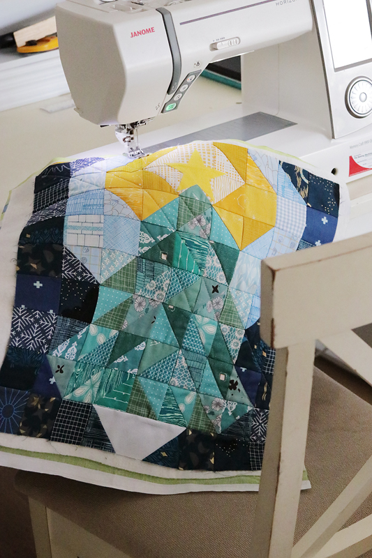 Christmas Tree Mini Quilt Pattern - Bonjour Quilts