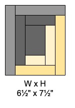 Rectangle Log Cabin Quilt Pattern - Bonjour Quilts