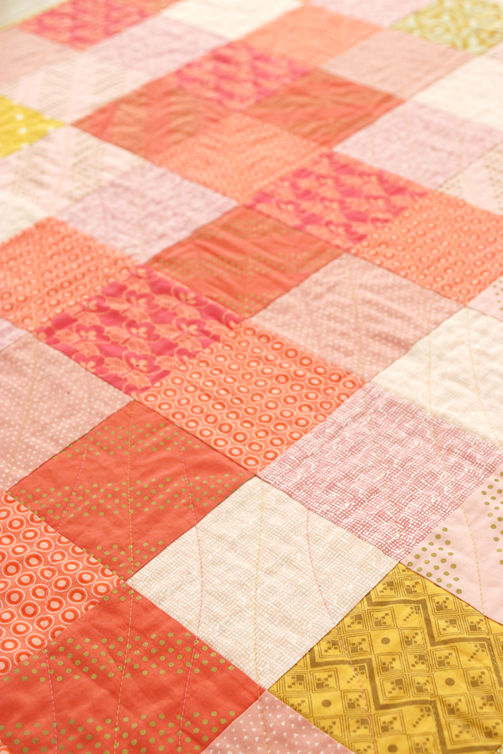 Sweet and Simple Squares Quilt Pattern - Bonjour Quilts