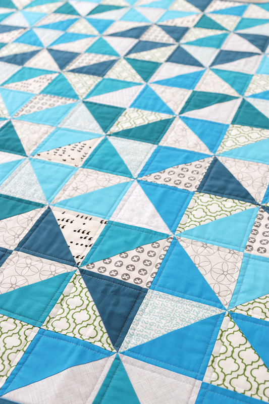 Broken Dishes Quilt Pattern - Bonjour Quilts