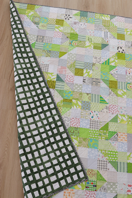 Scrappy Chevron Quilt Pattern - Bonjour Quilts