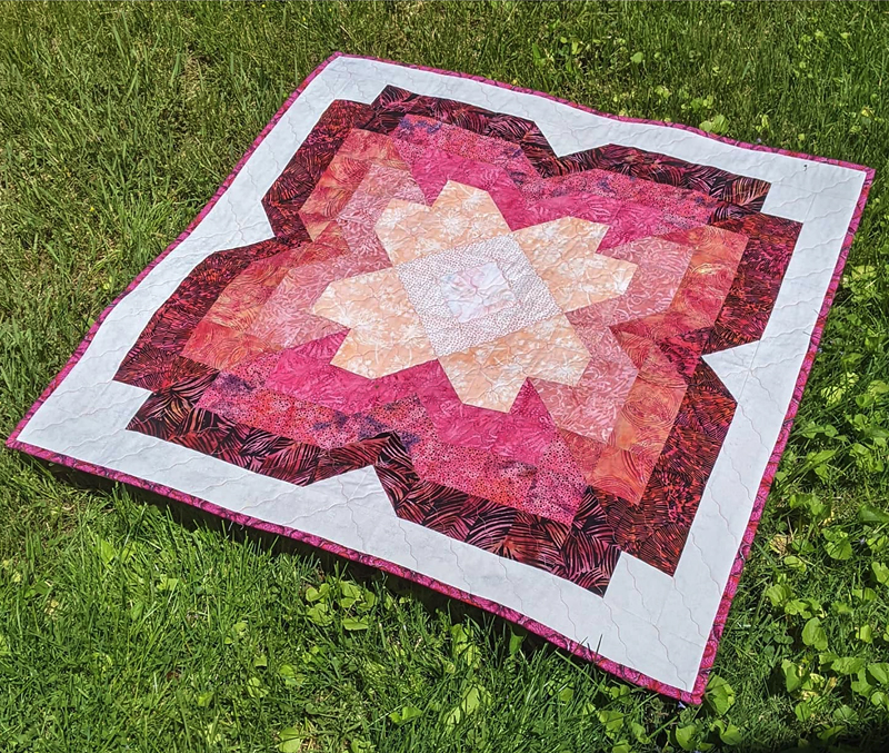 A Flower Quilt Block Tutorial, Crafty Links and a Cat or Two - Bonjour ...