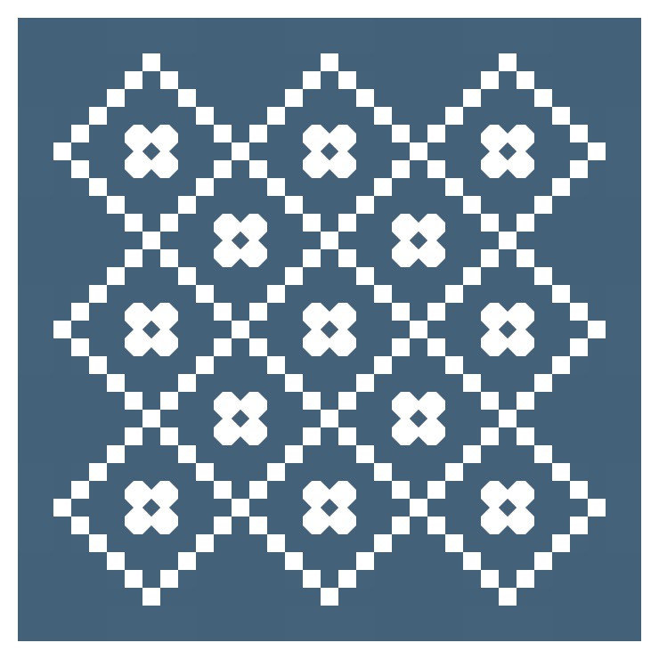 Floral Irish Chain Quilt Pattern - Bonjour Quilts